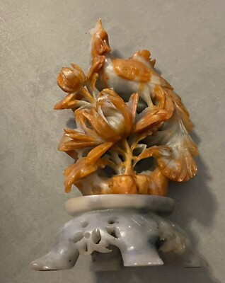Chinese Carved Soapstone Sculpture Phoenix 7” | eBay