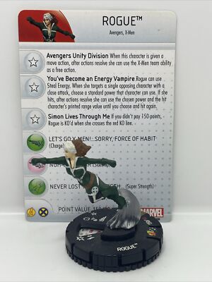 Marvel Heroclix Rogue 052 - Uncanny X-Men | eBay