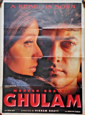 Ghulam Bollywood Movie Poster Aamir Khan Rani Mukerji 27.5X39 Approx | eBay