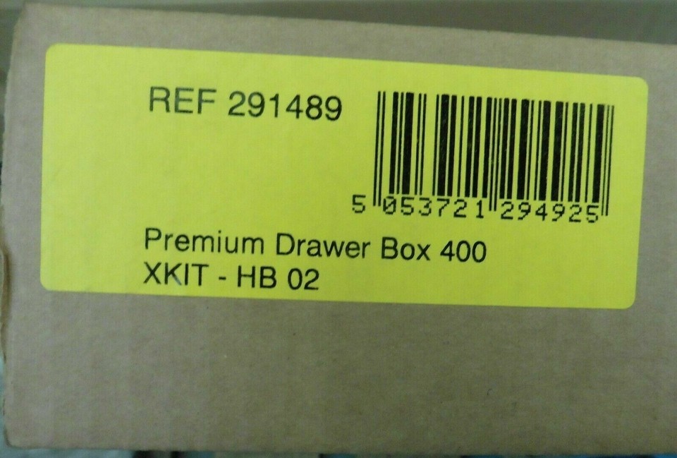 Hygena Soft Close Kitchen Drawer System Box + Pan Drawer - 300/400/500 ...
