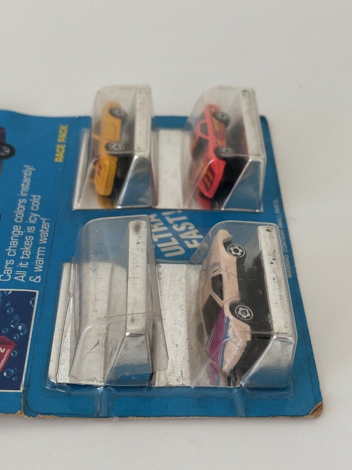 Rare! Vintage 1988 Hot Wheels Micro Color Racers #3226 Race Pack Pink ...