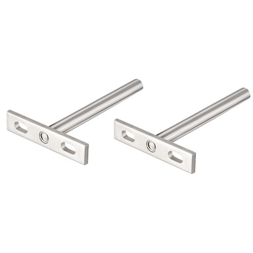 2pcs 4" Concealed Wall Shelf Brackets Invisible Floating Shelving ...