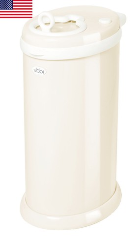 Diaper Pail Steel W/ Child-Proof Lock Shielding Odors Save Time Money ...