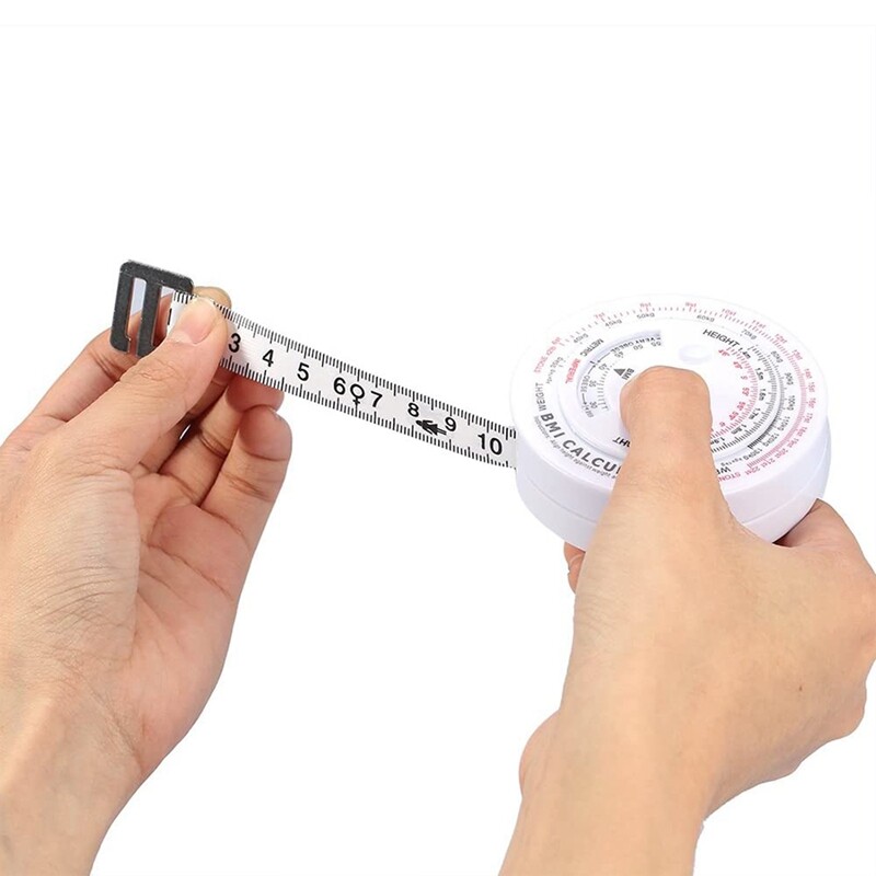 Body Waist Measure Tape Round Tester for Body Measurements Weight ...