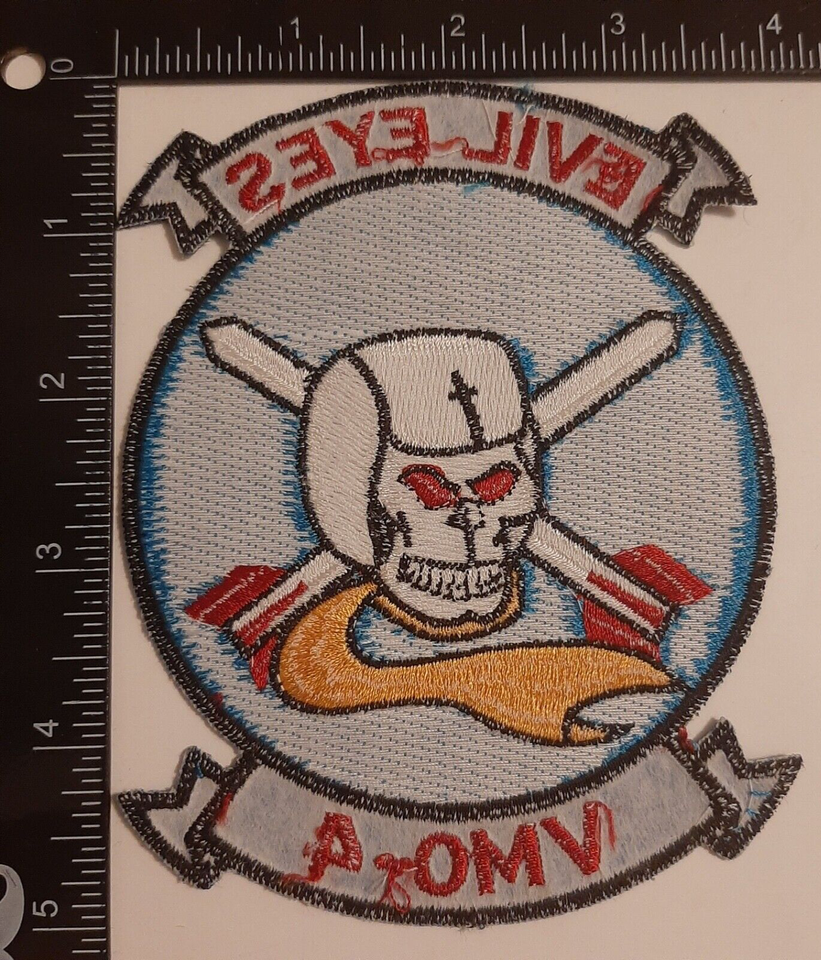 USMC US Marine Corps VMO-4 Reserve Observation Squadron Evil Eyes Patch ...
