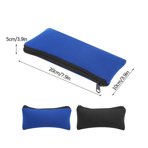 3pcs Neoprene Mountaineering Storage Pencil Case Bag Camping Soft Wear ...