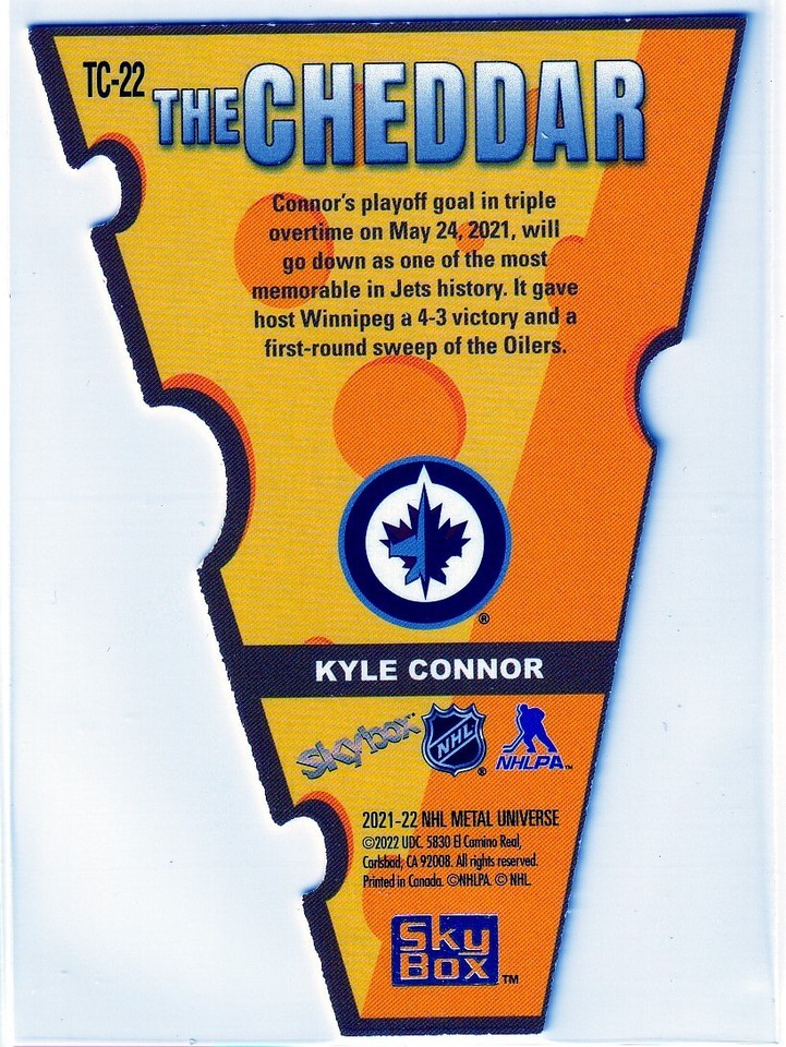 2021-22 Upper Deck Skybox Metal Universe THE CHEDDAR Kyle Conner | eBay