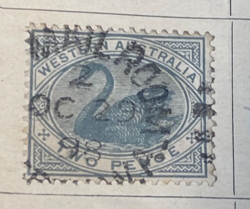 Western Australia (Australasia) - Postage Stamp 1890 2p Two Pence Swan ...