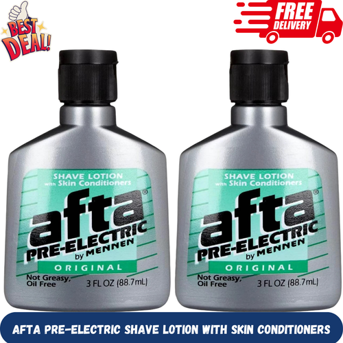 Afta Pre-Electric Shave Lotion With Skin Conditioners Oil Free - 3 oz ...