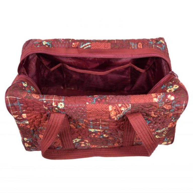 Donna Sharp "Autumn" DUFFLE BAG (SMALL) 16" x 9" x 9" NWT | eBay