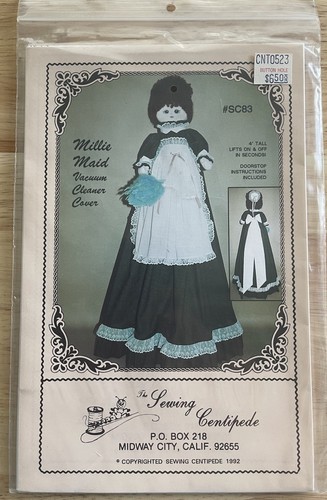 MILLIE MAID Vacuum Cleaner Cover Pattern Sewing Centipede UNCUT VTG | eBay
