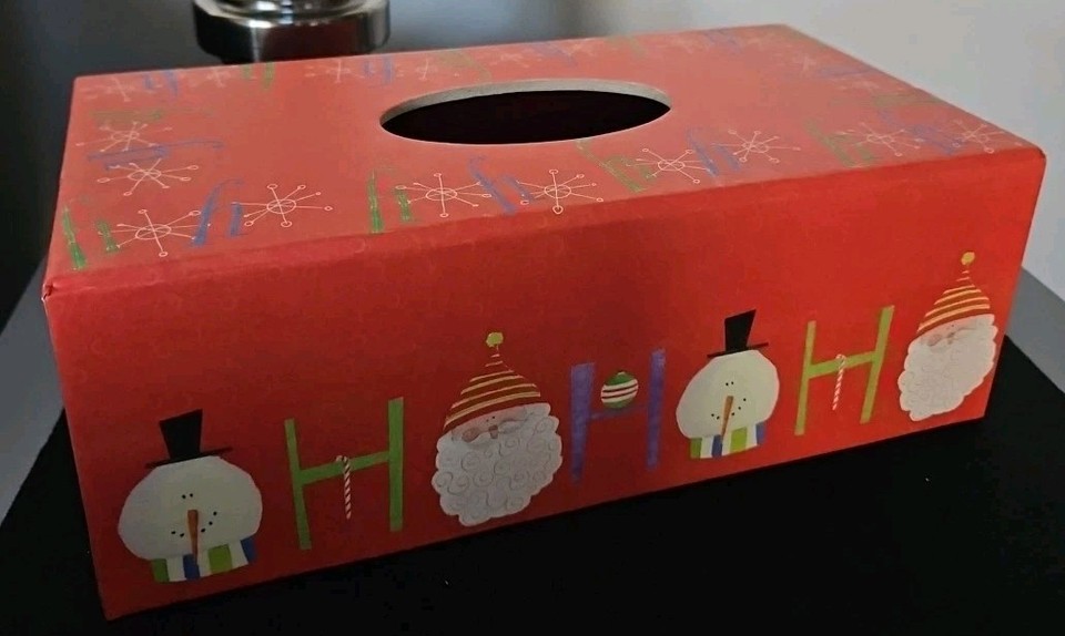 Lang Bob"s Boxes Christmas HoHoHo Tissue Box Cover, Cardboard 2006 | eBay