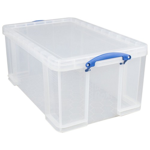 Really Useful 64 Litre Plastic Storage Box - Clear | eBay UK