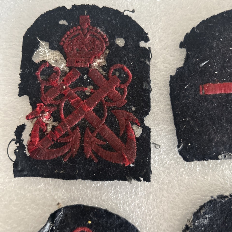 WW2 Royal Navy Trade Patches - Radio Operator, Anti Aircraft, Signalman ...