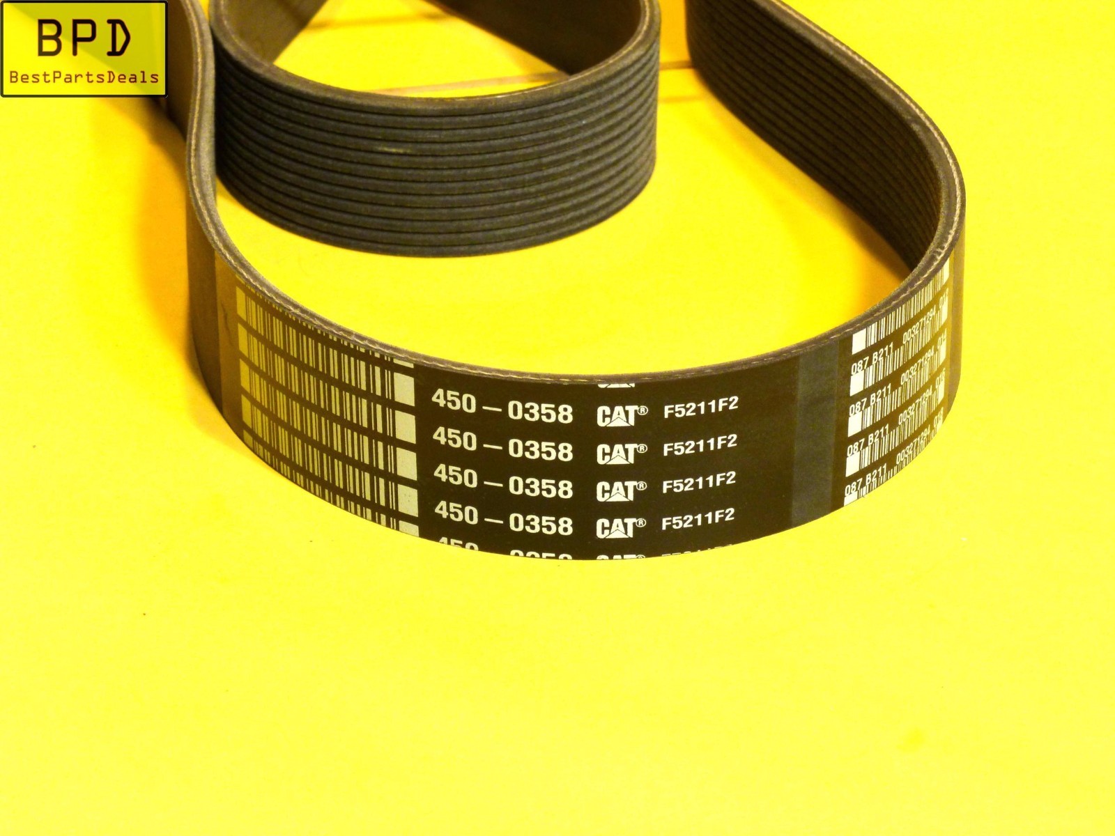 Genuine C9.3B 336F 340F 340F L UHD Extreme Duty Serpentine Belt OEM CAT ...