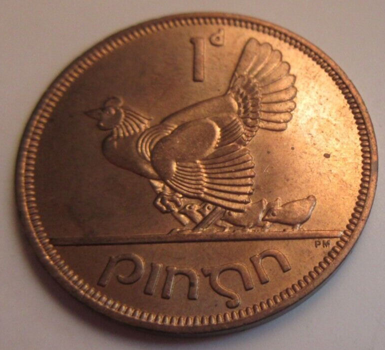 1968 EIRE IRELAND ONE PENNY COIN 1d BUNC IN CLEAR FLIP | eBay UK