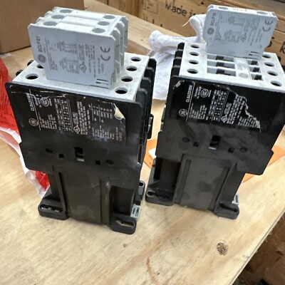 Lot of 2 Used GE CL04D310M Contactor 24VDC Coil W/aux Contacts | eBay