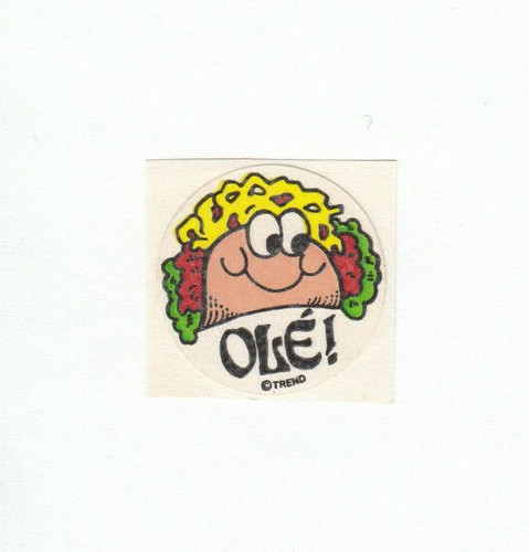 Vtg Scratch & Sniff Stinky Matte Trend Stickers Ham Candy French Fry ...