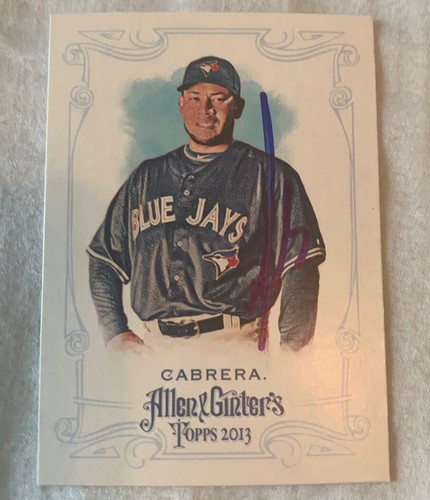 Melky Cabrera Signed Autographed 2013 Allen & Ginter Baseball Card #345 ...