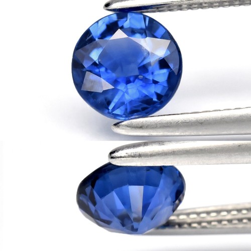 💎 0.68ct 5.2mm Round Cornflower Blue Sapphire - Heated, Gorgeous Ceylon Gem | eBay
