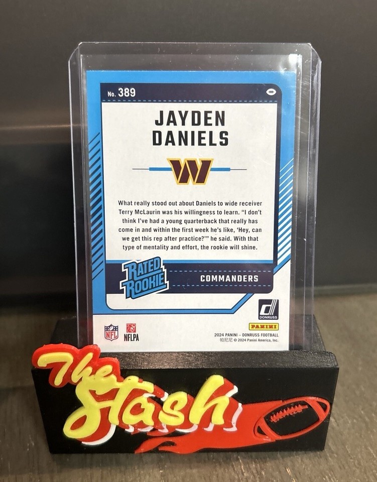 2024 Panini Donruss #389 Jayden Daniels RC | eBay