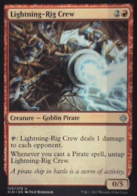 Lightning-Rig Crew - Ixalan: #150, Magic: The Gathering Nm R175 | eBay
