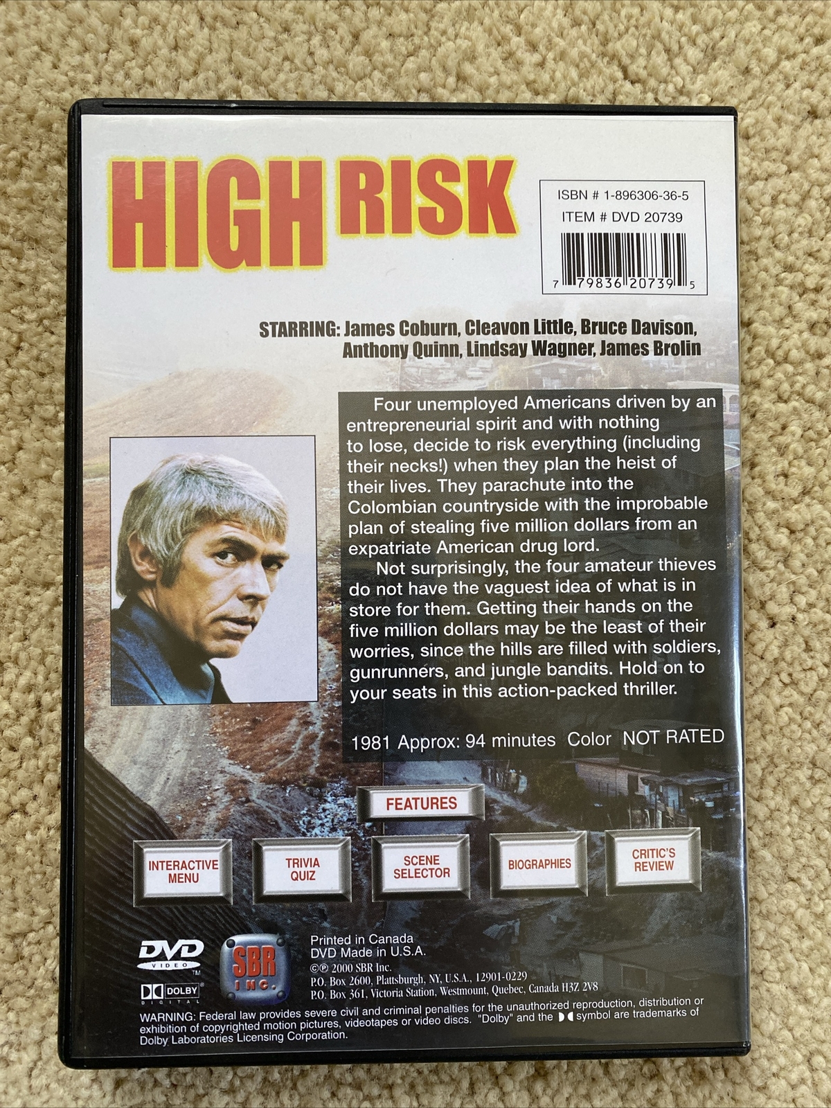 High Risk (DVD, 2002) for sale online | eBay