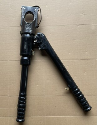 BURNDY HYRAULIC HYPRESS HAND CRIMPER, U-SHAPED, 180 DEG ROTATE, 12 TON ...