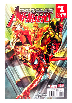 The Avengers #1 (2017 Marvel) 1st App of Cressida! Kang War! Alex Ross ...