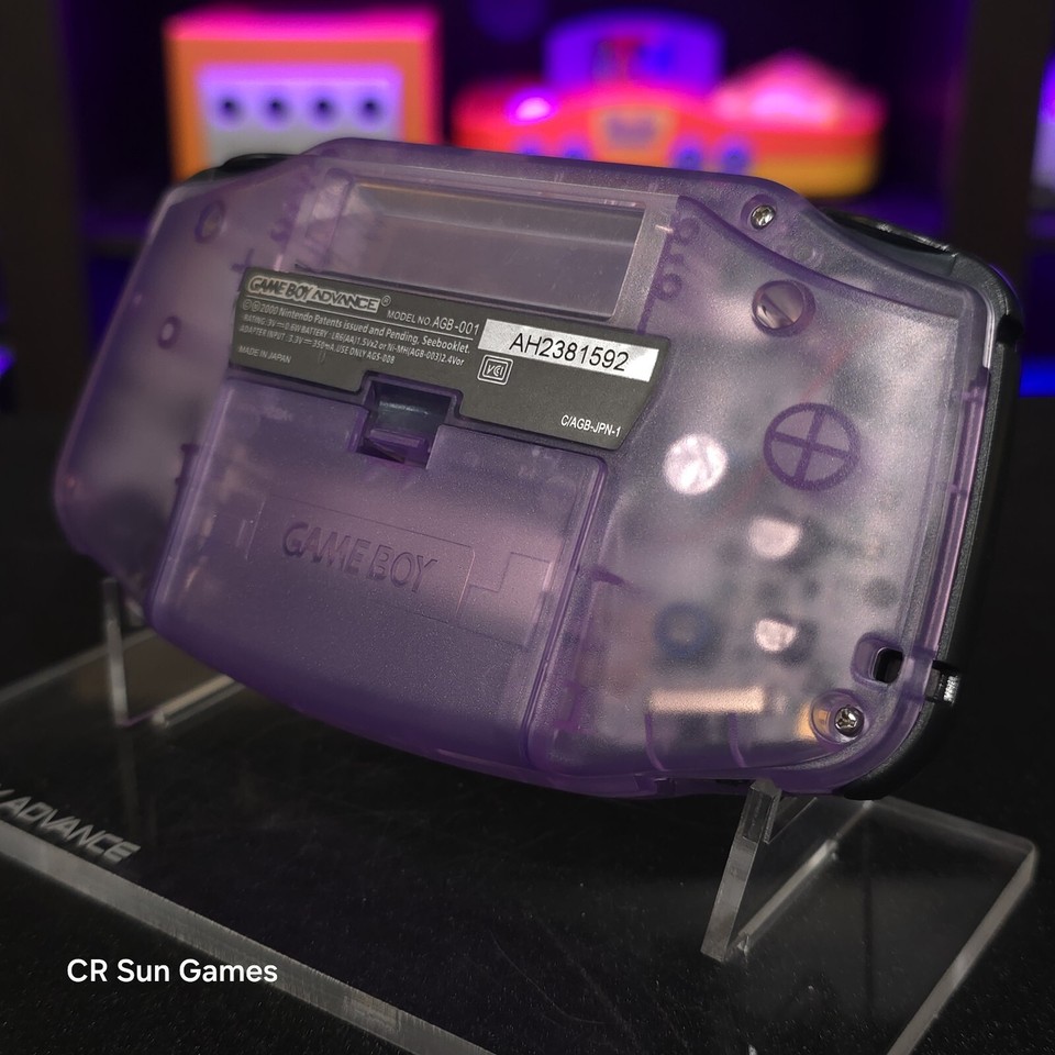 Gengar Purple Game Boy Advance GBA Console with iPS V5 Backlight ...