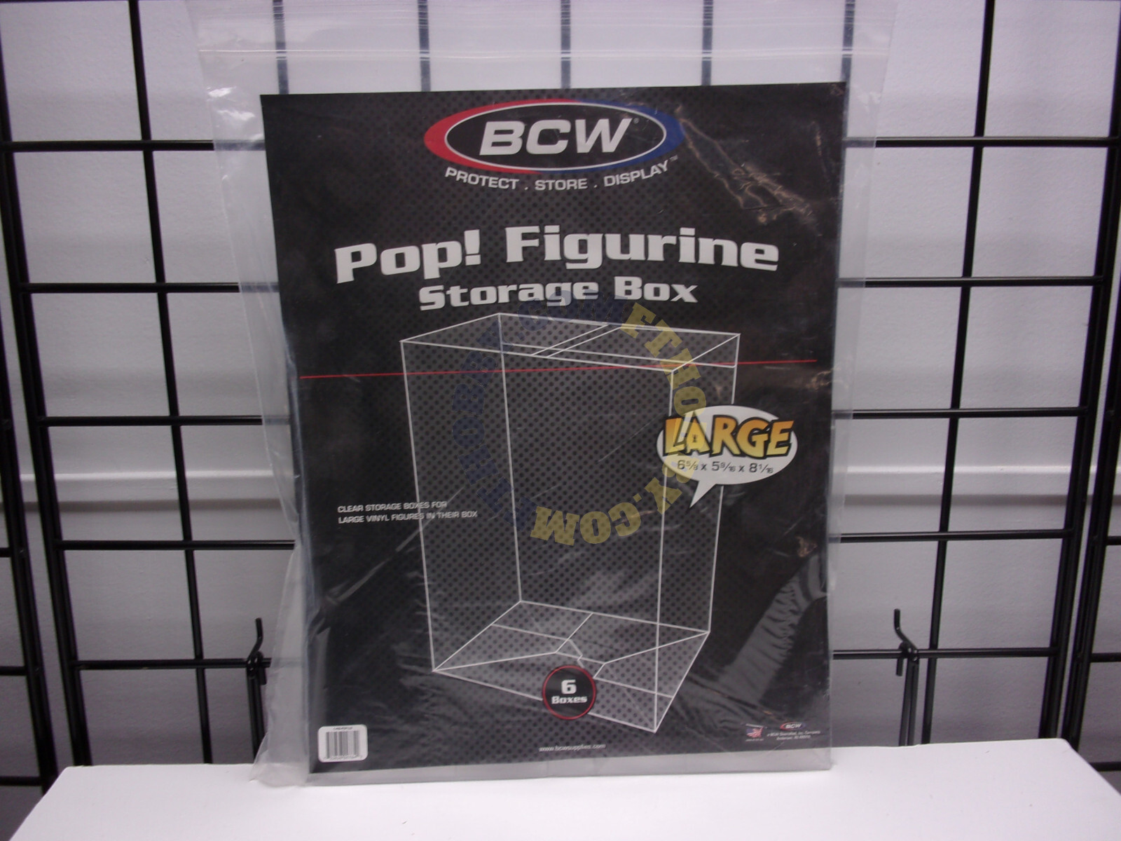 6 BCW Larger Boxes Protector for Funko Pop! Figures 6 5/8 x 5 9/16 x 8 ...