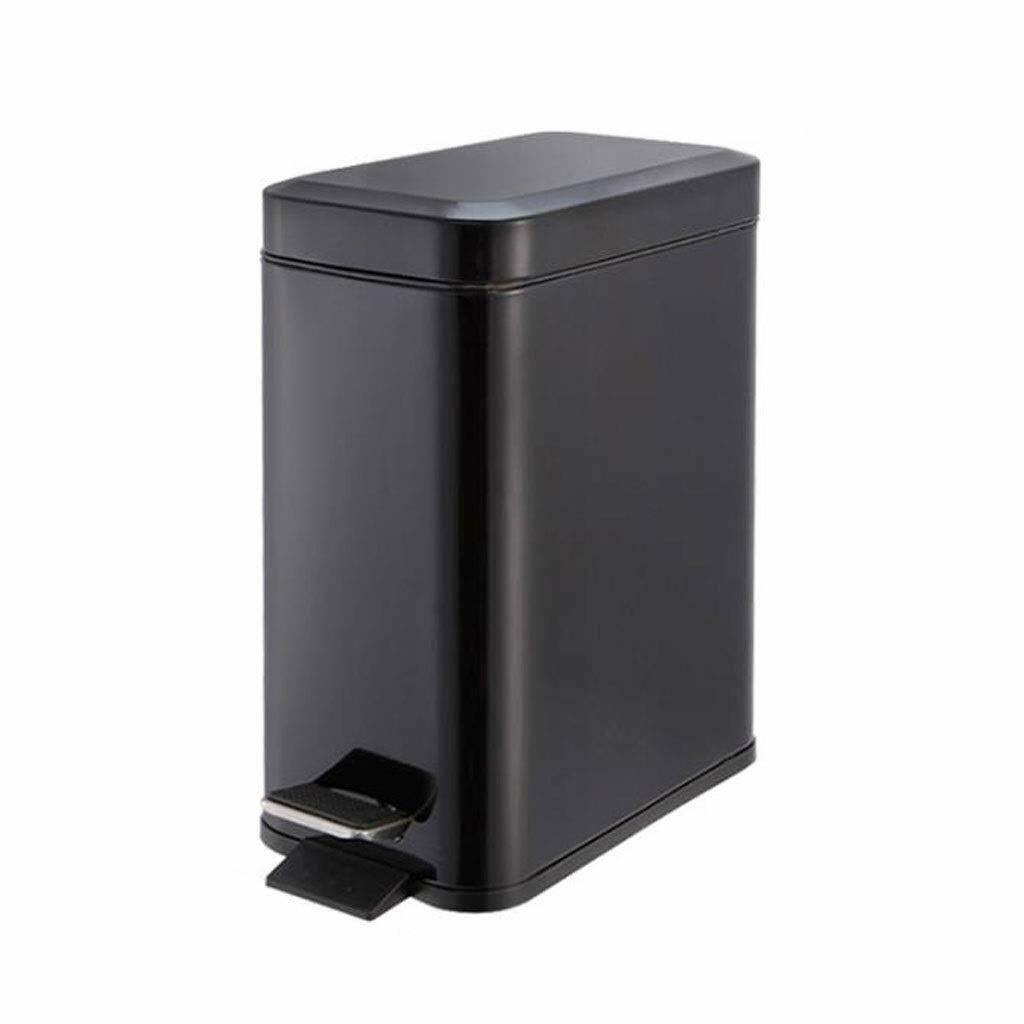 5L 5 LITER BATHROOM TOILET SLIM PEDAL BIN DUST RUBBISH WASTE BIN MATT ...