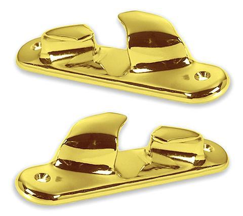 Victory FS0058AB Brass Skene Bow Chocks Left & Right Pair 110mm x 26mm ...