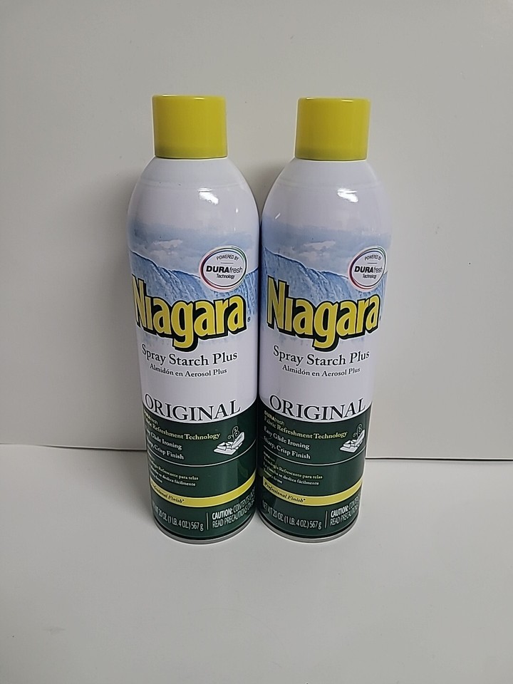 (2) Niagara Original Finish Ironing Spray Starch Fresh Scent , 20 Oz ...