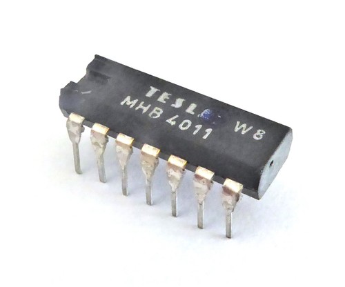 MHB4011 TESLA CD4011 TC4011 4011 14 DIP Quad 2-input CMOS NAND | eBay