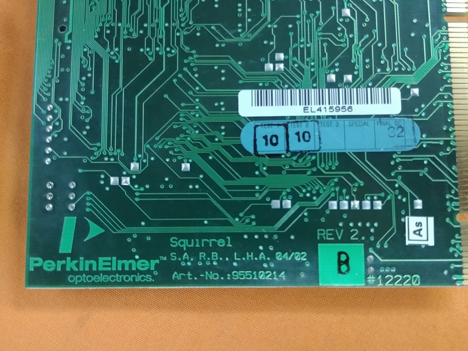 Lot of 2 Perkin Elmer Squirrel Frame grabber PCI Card 95510214 REV 2 ...