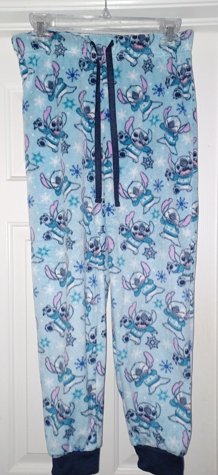 🌺 Women's S 4-6 Disney's Lilo & Stitch Lounge Pants Lot Pink Blue Set 4 ...