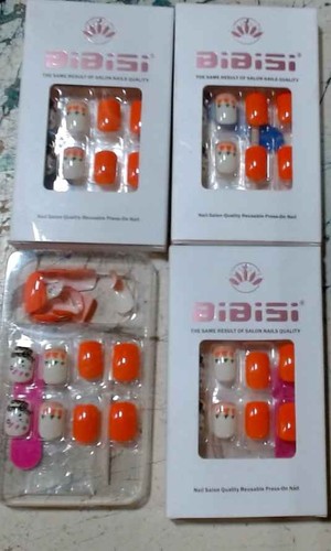 NEW Lot of 4 Bibisi 24 Piece Press-on Nail Set $52 | eBay