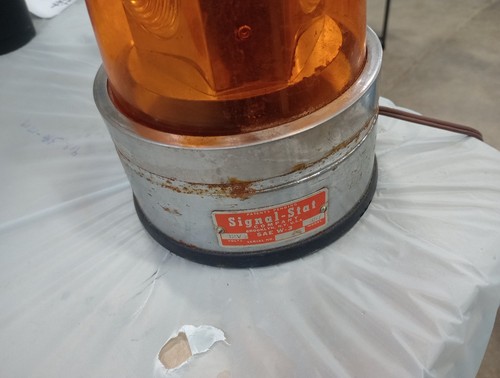 Vintage Signal Stat SAE W-3 Rotating Beacon Light No. 357 12 Volt | eBay