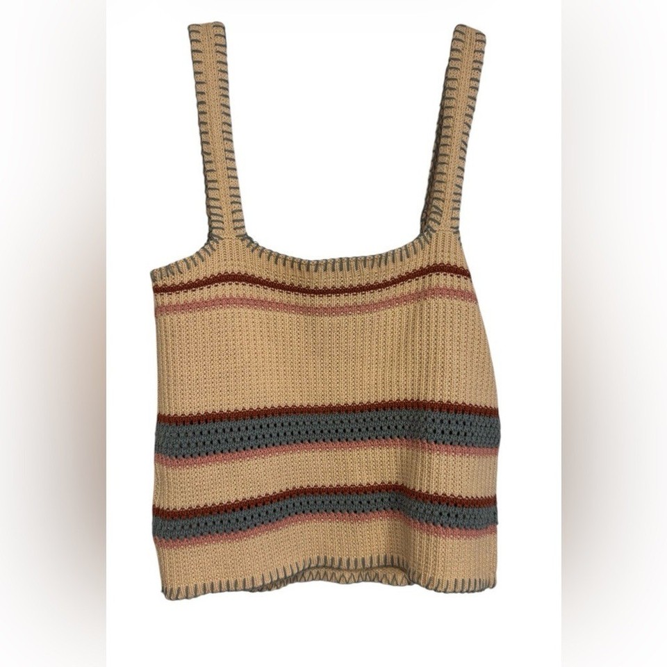 Rails Striped Knit Tank Top small | eBay