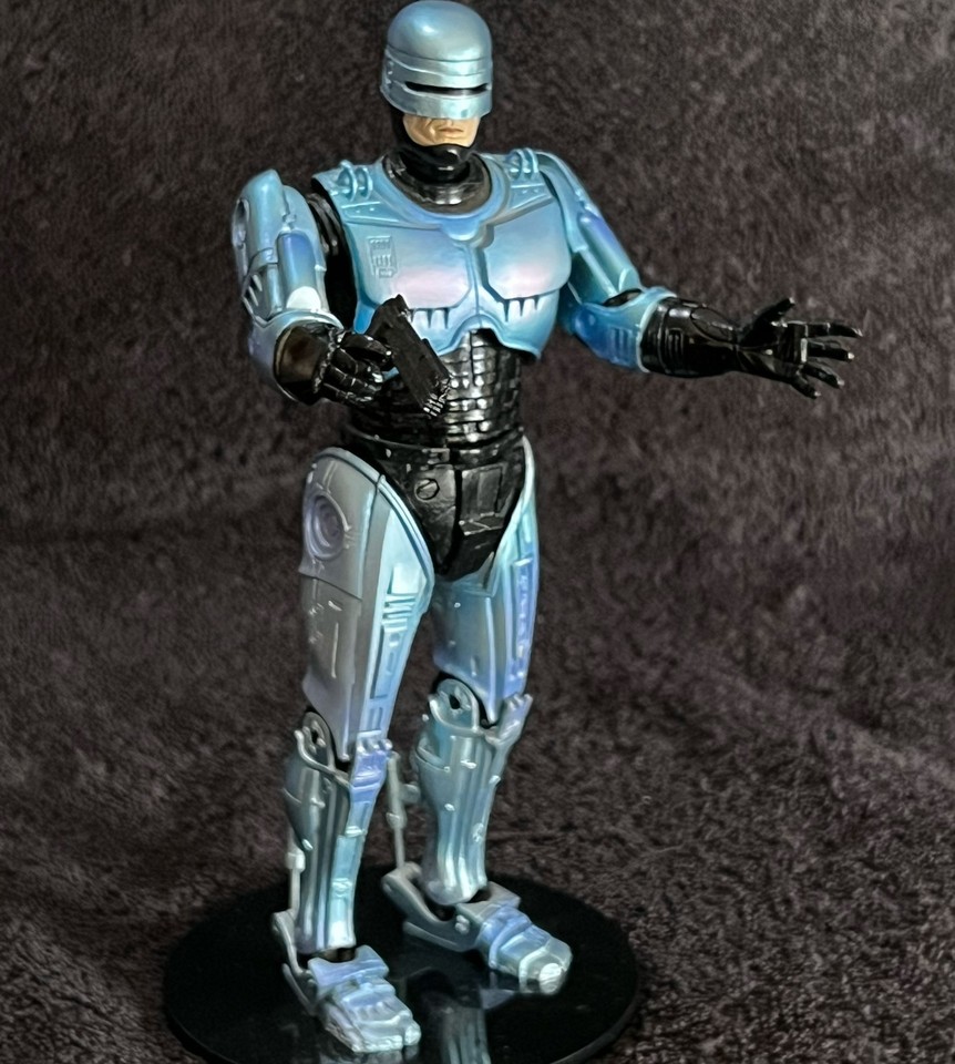 ROBOCOP • BLUE STEEL FINISH • NECA ROBOCOP SERIES | eBay