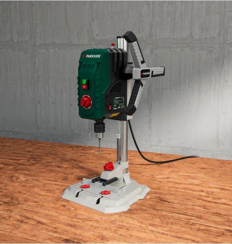 Parkside Bench Pillar Drill with Electronic Speed Control | eBay UK