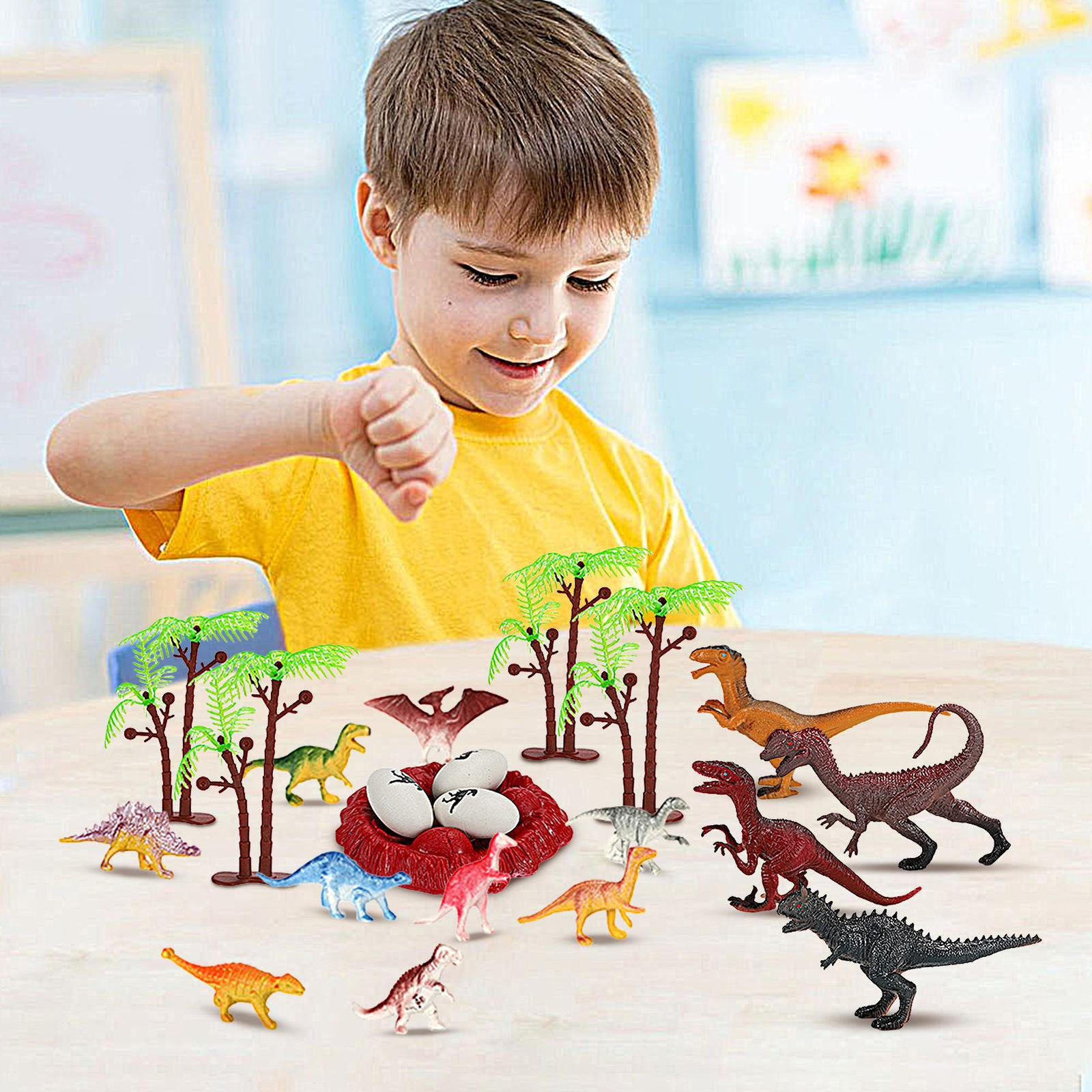 52Pcs Mini Dinosaur Model Children's STEM Educational Toys Animal ...