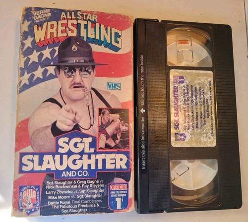 Sgt Slaughter & Co AWA All Star Wrestling VHS 1985 | eBay