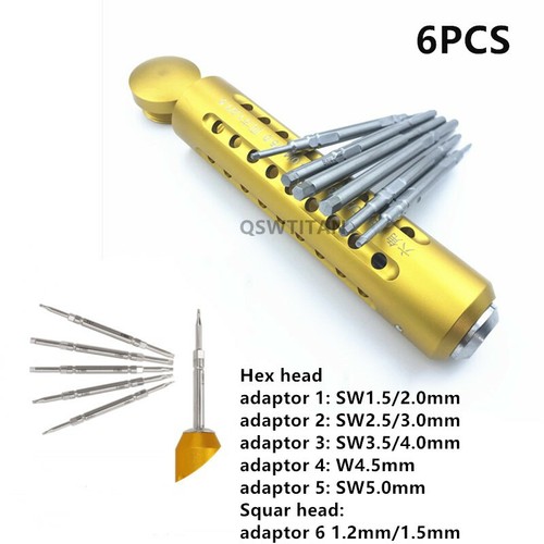 Bone Screwdriver set Quick Coupling handle Veterinary orthopedic ...
