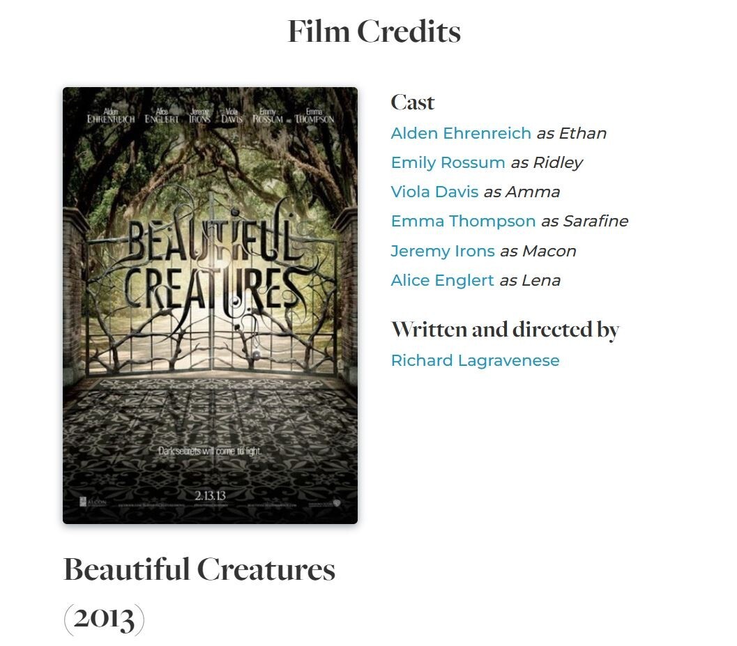 Beautiful Creatures Amma