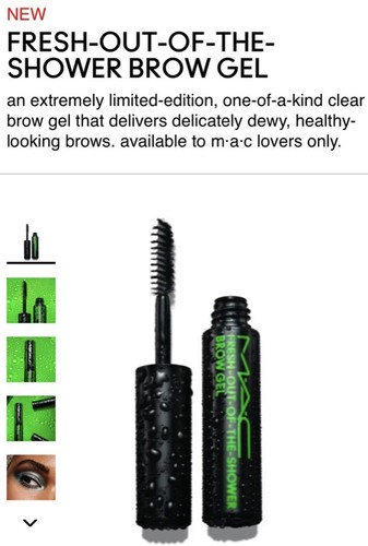 MAC Underground Fresh Out The Shower Brow Gel Limited Edition #461/1000 ...
