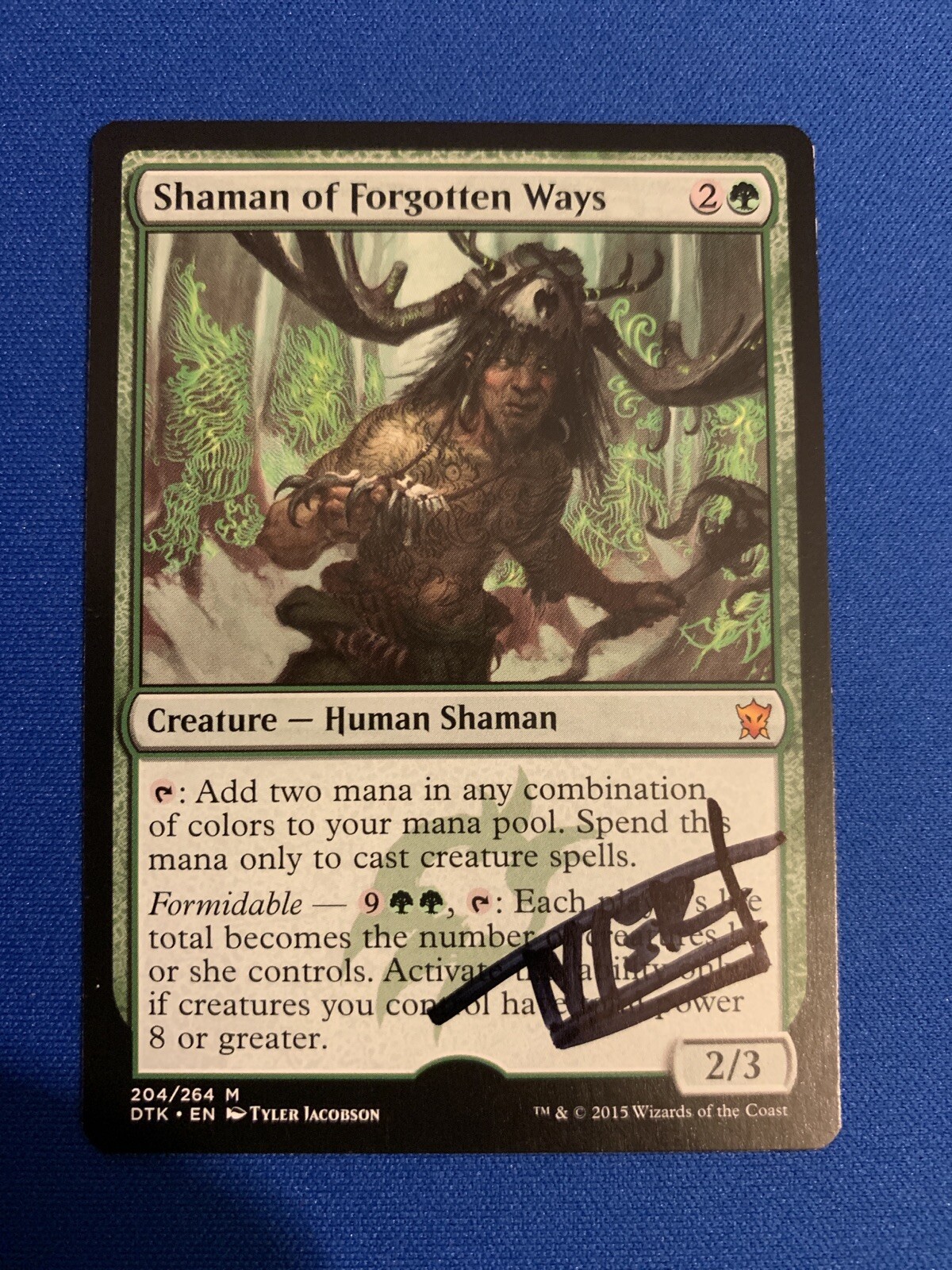 MTG Magic Shaman Of The Forgotten Ways Artist Proof x1 DTK Tyler ...