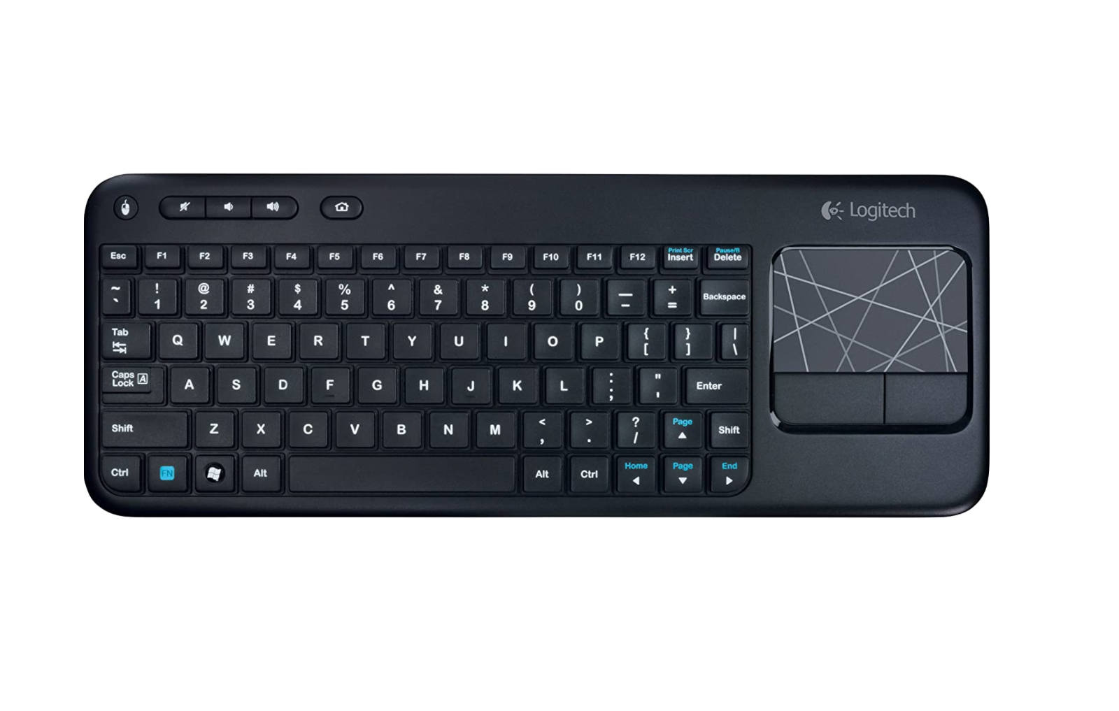 Keycap Replacement Kit - For Logitech K400 (Black) Key Board - Keys ...