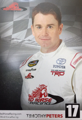 2016 TIMOTHY PETERS "RED HORSE RACING" #17 NASCAR CAMPING WORLD TRUCK ...